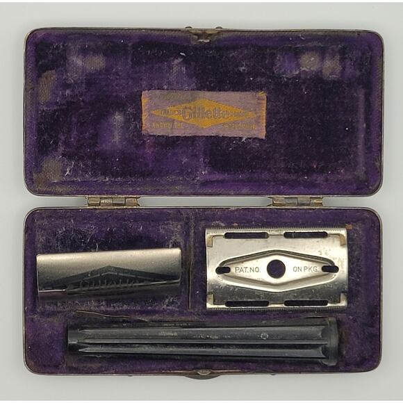 gillette | Grooming | Antique Vtg Gillette Pocket Edition Safety Razor ...